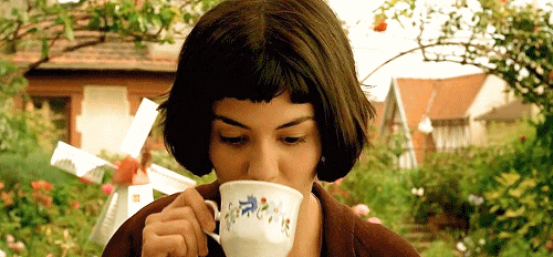 Sherlock Drinking Tea Gif